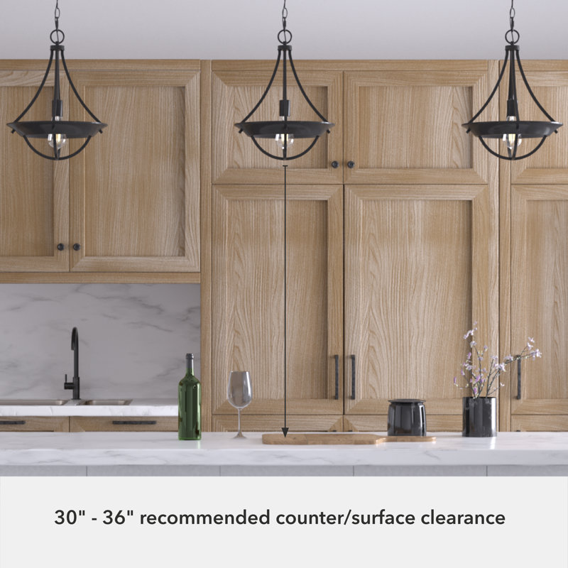 Hunter Fan Perch Point 1 - Light Single Bowl Pendant | Wayfair